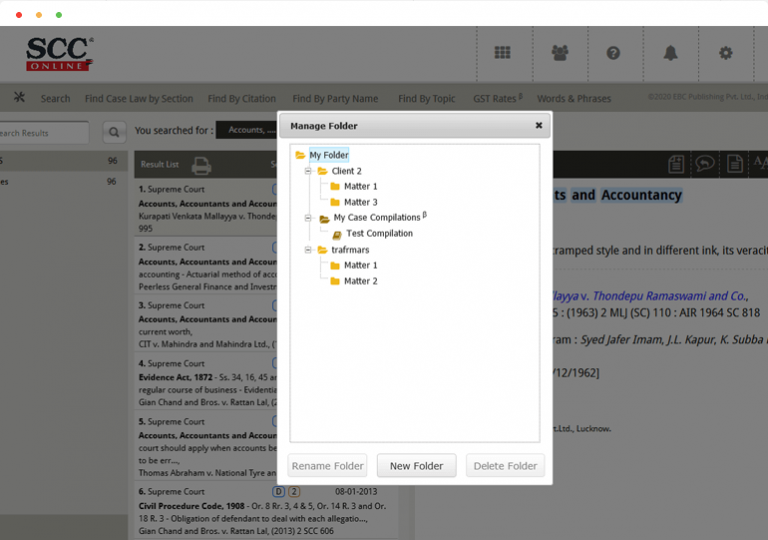 SCC Online® Web Edition - EBC